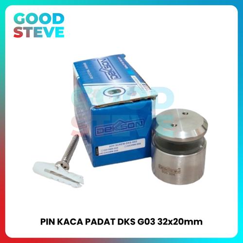 Jual Baut Pin Railing Kaca Ke Tembok Pin Kaca Padat Dekkson G03 32x20 ...