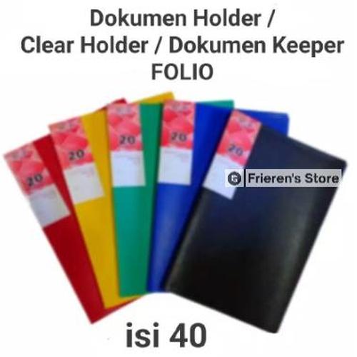 Jual [FRIEREN] 40 Pcs Map Holder Tempat Dokumen / Kertas Folio Display ...
