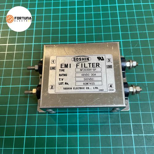 Jual Soshin Emi Filter NF2030H-SP 48VDC 30A T.V 500VDC Original ...