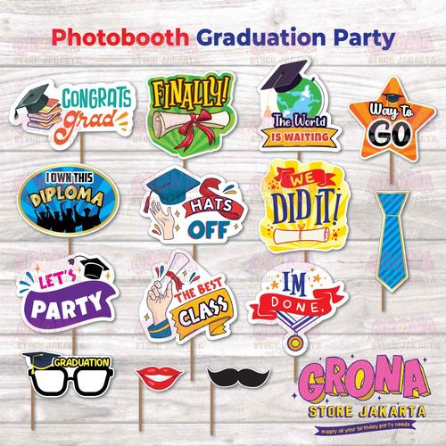 Jual Photobooth Graduation Party / Props Graduation / Acc Photobooth ...