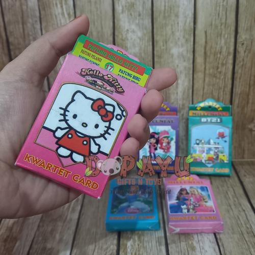 Jual Kartu Kwartet Kuartet Kartun Millenial Kemasan Dus Satuan Mainan ...