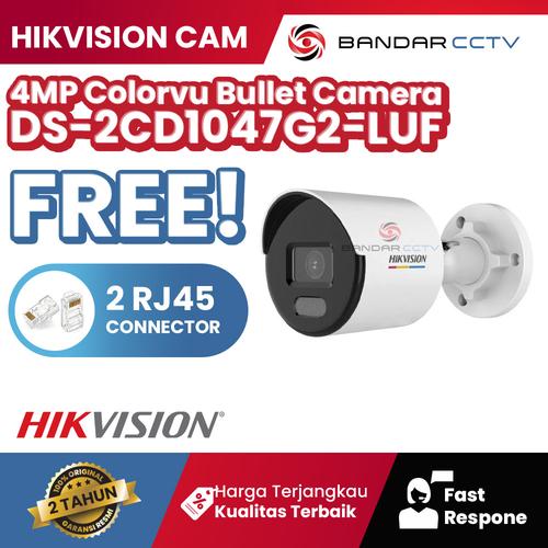 Jual HIKVISION DS 2CD1047G2 LUF 4MP COLORVU FIXED BULLET NETWORK CAMERA - Kota Kediri ...
