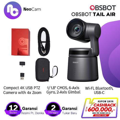 Jual OBSBOT Tail Air Ai Powered 4K PTZ Streaming Camera Webcam - UNIT ONLY - Jakarta Utara ...