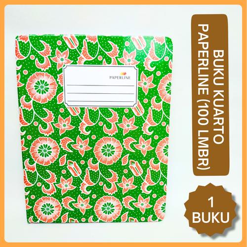 Jual Buku Kwarto Kuarto Hard Cover Paperline 100 Lembar - Ria - Kota ...