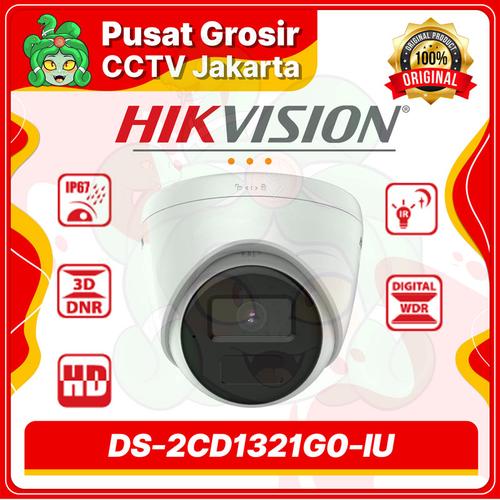 Jual HIKVISION DS-2CD1321G0-IU 2MP AUDIO POE IR HUMAN DETECTION IP ...