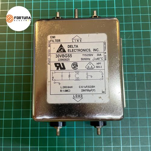 Jual Delta Electronics Emi Filter 30VBGS5 115/250V 30A Made in Thailand ...