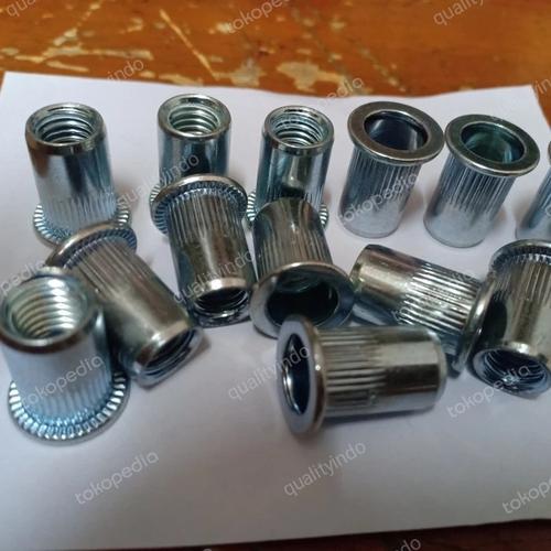 Jual mur rivet nut m6 besi putih.nut rivet m6 putih - Jakarta Barat ...
