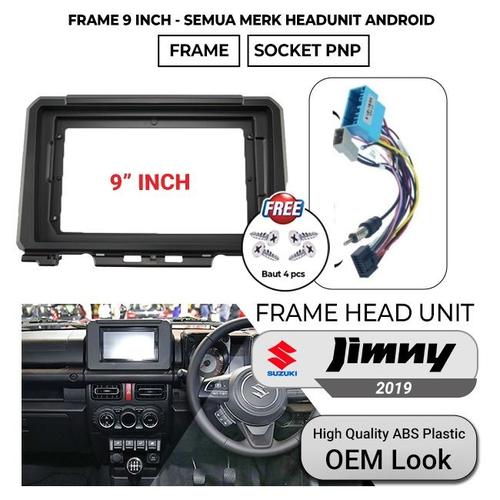 Jual Frame Head Unit Android Suzuki Jimny 9” JB74 2019-2023 OEM - Frame ...