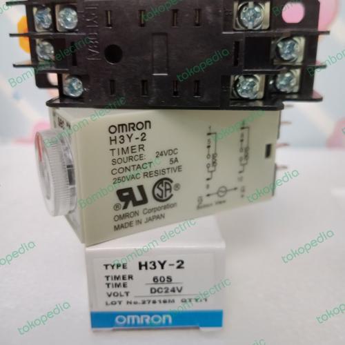 Jual timer omron h3y2 24vdc 60detik/sec original - Jakarta Barat - shop lestari listrik | Tokopedia
