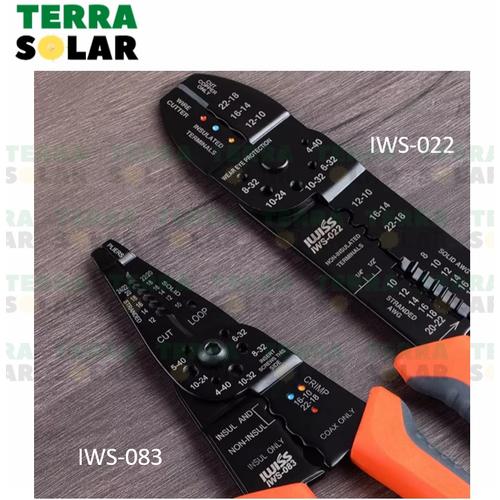Jual IWISS Tang Crimmping Skun, Potong Kupas Kabel Tang Elektrik Combo ...