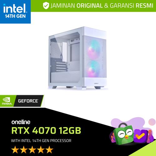 Promo PC Rakitan RTX 4070 12GB ASUS White Edition | Intel 14th Gen ...