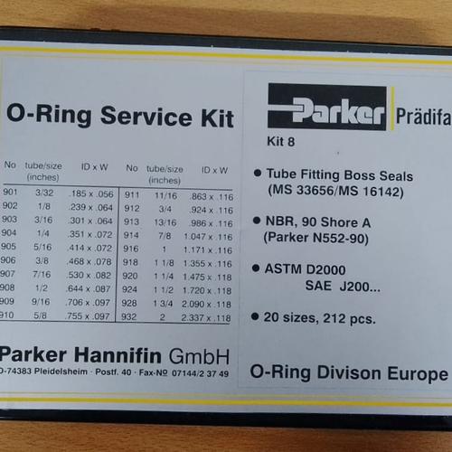 Jual O-Ring Kits No. 8, NBR 90, (370408N0552), Original PARKER. - Kab ...
