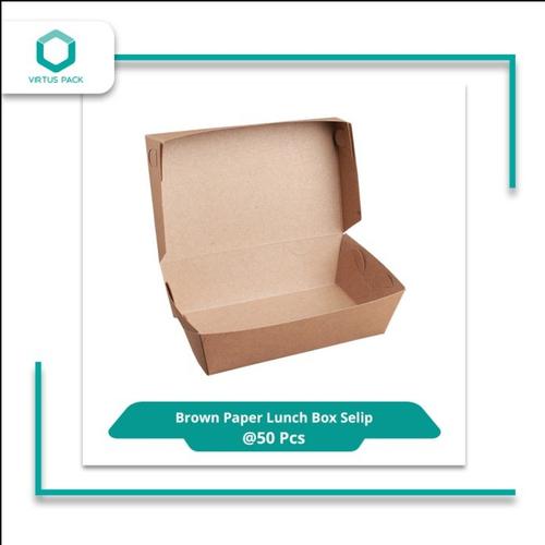 Jual VirtusPack / BistroBox / Brown Paper Lunch Box Selip / Eco ...