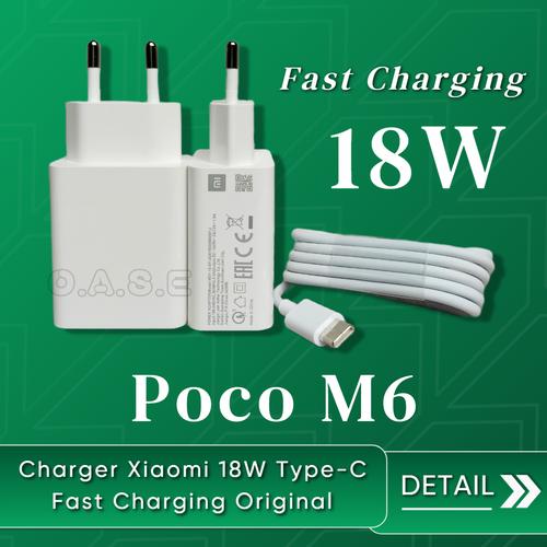 Jual Charger Xiaomi Poco M6 Casan Fast Charging 18W - Kota Tangerang ...