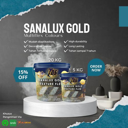 Jual Sanalux Gold Texture ( Multiflex Color) 5 Kg dan 25 Kg I Body Coat ...