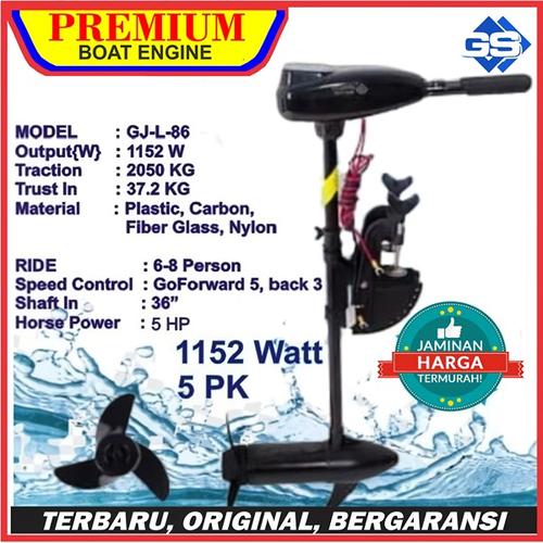 Jual Mesin Tempel Elektrik / Mesin Tempel Perahu / Electric Outboard Motor - GJL 86 - Jakarta ...