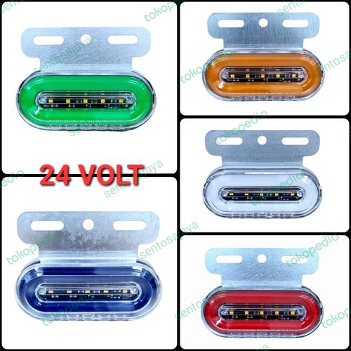 Jual Lampu LED Bak Samping Truk Lampu Sein Running 24Volt Model O - Putih - Jakarta Timur ...