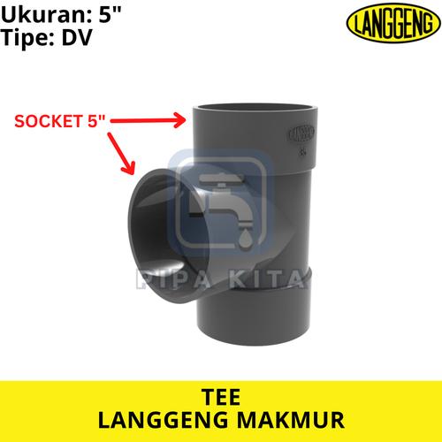 Jual Tee Dv 5 Inch Pvc Langgeng T Polos Sambungan Pipa - Kota Surabaya ...