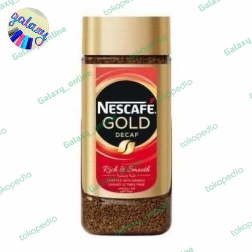 Jual NESCAFE gold decaf rich and smooth instant coffee ground 100g ...