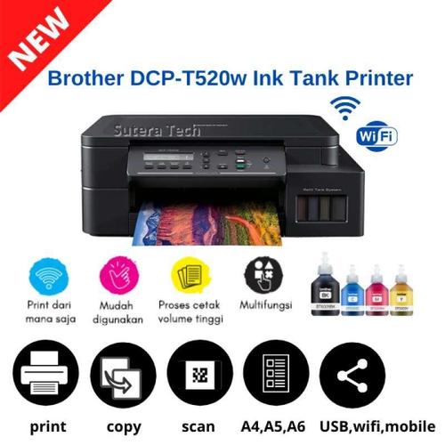Jual BROTHER Printer DCP T520W T520 Wireless / Print / Scan / Copy ...