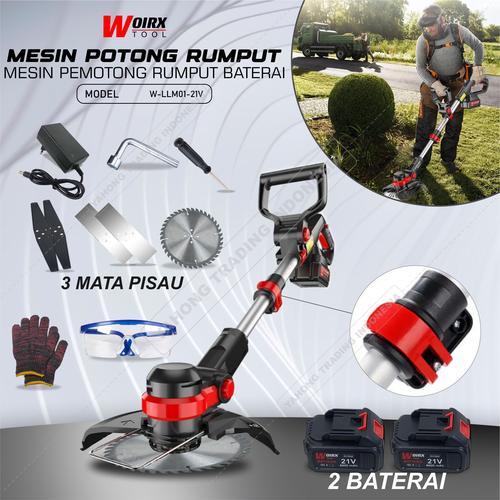 Jual Mesin Potong Rumput BateraiPemotong Rumput Batere Portable WOIRX ...