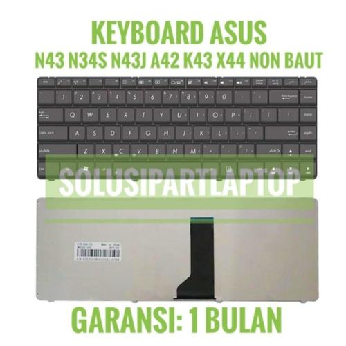 Jual KEYBOARD ASUS N43 A42 K43 X44 X45A NON BAUT BLACK - Kota Tangerang ...