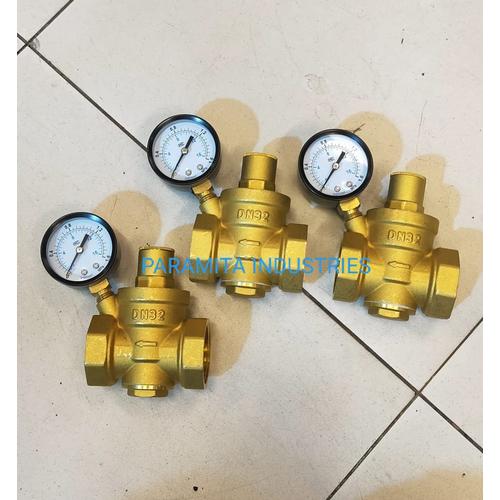 Jual Pressure PRV Reducing Valve kuningan 1 1/4" inch DN 32 Regulator ...