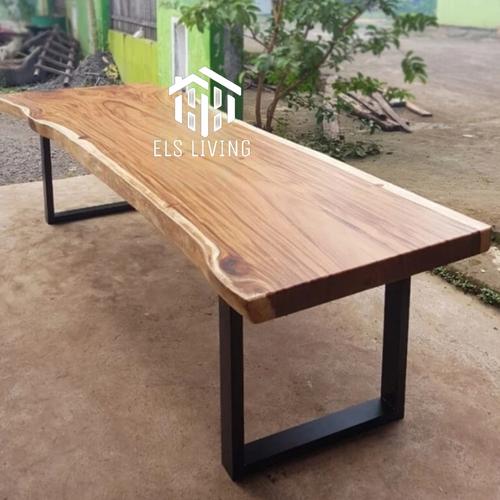 Jual Papan Kayu Trembesi Solid Kaki Besi Modern - Kab. Jepara - ELS ...