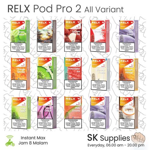 Jual RELX Infinity & Essential Pod Refill ALL FLAVOR - starwberrybrust ...