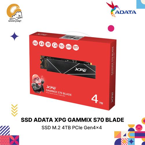 Jual SSD ADATA XPG GAMMIX S70 BLADE 4TB PCIe Gen4x4 | SSD M.2 Gen 4 4TB ...