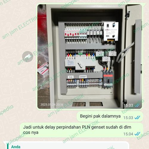 Jual panel Ats 33kva - 50a - Ats MCCB 3p 50A Schneider komplit. Bok 50× ...