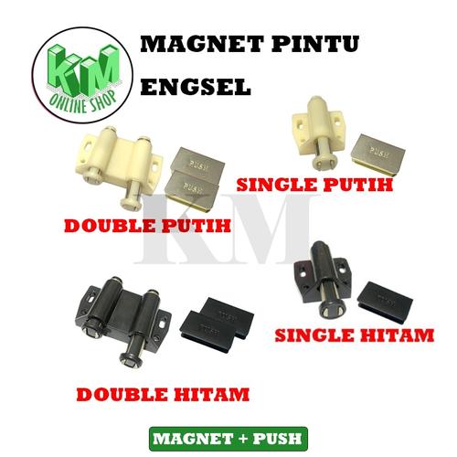 Jual Magnet Push Open Single Double Lemari Kaca Buffet TV - Single ...