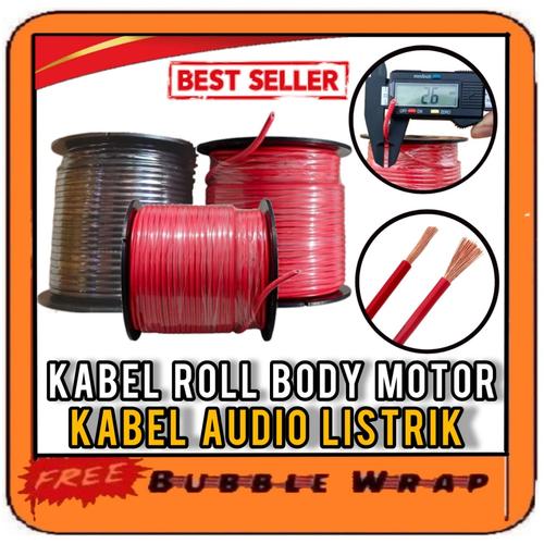 Jual Gulungan Kabel roll body motor Kabel serabut 45meter Kabel ...