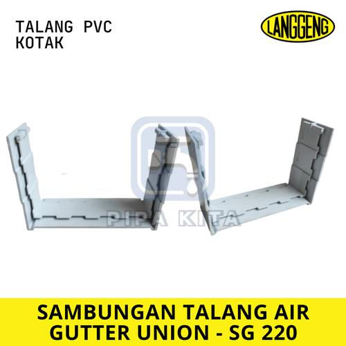 Jual Sambungan Talang Pvc Sg 220 Langgeng Kotak Square Gutter Union ...