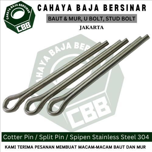 Jual Cotter Pin / Split Pin / Spipen Stainless Steel 304 M1.6 (1/16 ...