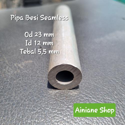Jual Pipa Besi Seamless Od 23 mm Id 12 mm Tebal 5,5 mm Panjang 14 cm - Kota Bandung - Ainiane ...