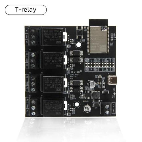 Jual TTGO TRelay EP32 Chip DC 5V 4 Group Relay 4MB Flah IoT - Kab ...