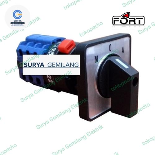 Jual Rotary Switch SF22 Series "SF22-3-1/SF22-3-3" A-O-M 1P 2P 3P FORT ...