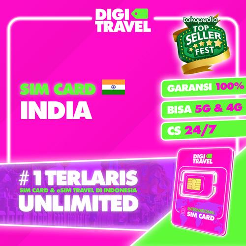 Promo DIGI TRAVEL Sim Card India Unlimited | Simcard India Unlimited - 500MB/Days, 5 Hari ...
