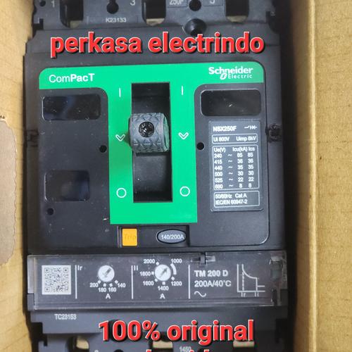 Jual MCCB NSX250F 3P 200A 36KA C25F3TM200 TM200D ORIGINAL SCHNEIDER - Jakarta Pusat - perkasa ...