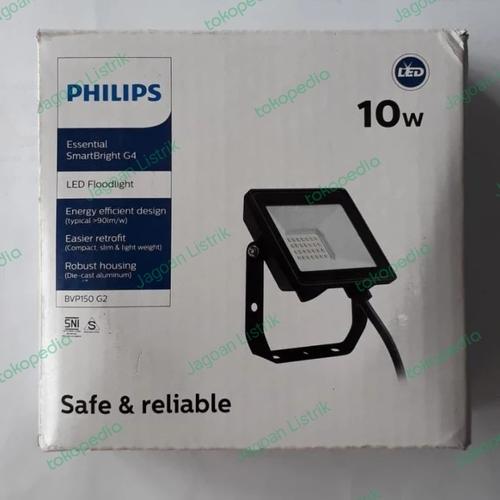 Jual Philips BVP 150 Lampu Sorot LED 10W Flood Light 10 Watt BVP150 ...