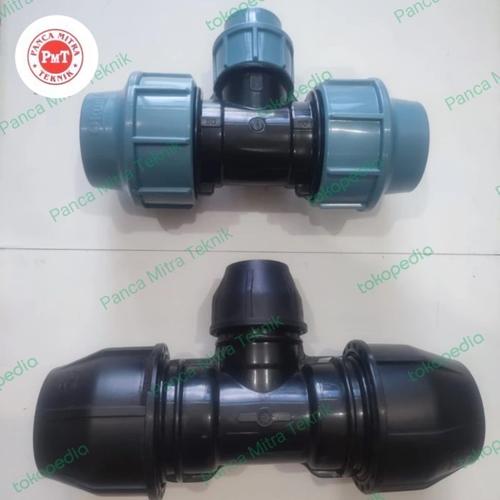 Jual Fitting Tee Pipa HDPE 3" inch ( 90mm ) / Equal Tee HDPE - Jakarta ...