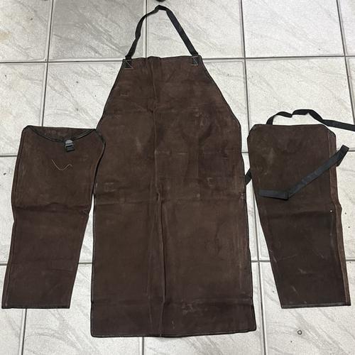 Jual Apron Las Kain Coklat Dada Dan Lengan - Apron Dada - Jakarta Barat ...