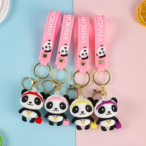 Jual Gantungan Kunci Panda Keychain Boneka Karakter Panda Gantungan ...