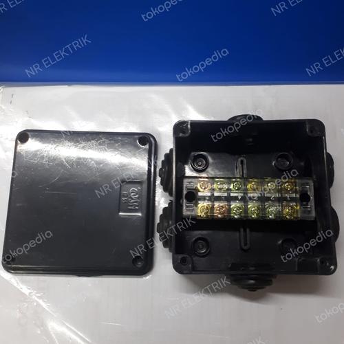 Jual Junction Box / Doradus 100 X 100 X 50 mm Kotak Hitam + terminal ...