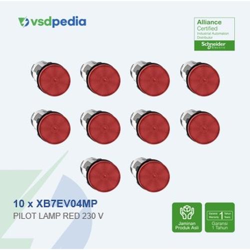 Promo SCHNEIDER LED RED PILOT LIGHT 230V XB7EV04MP x 10 Cicil 0% 3x ...