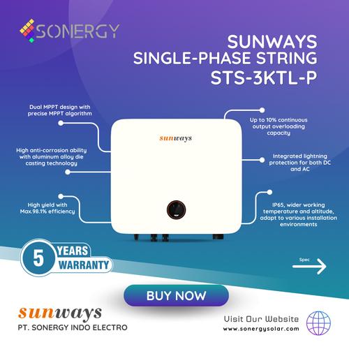 Jual Sunways Single Phase String STS-3KTL-P - Jakarta Timur - Sonergy Solar | Tokopedia