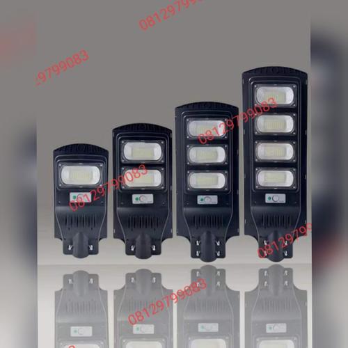 Jual LAMPU PJU LED SOLAR PANEL JALAN SURYA MATAHARI 30 60 90 120 150 ...