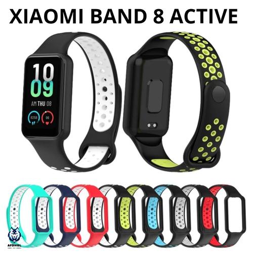 Promo STRAP TALI XIAOMI SMART BAND 8 ACTIVE SILICONE SPORT MI BAND 8 JAM TPU - ANTI GORES 2D ...