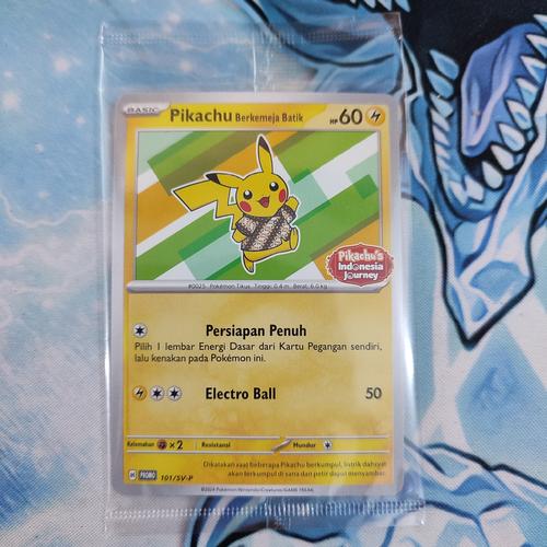 Jual pokemon indonesia pikachu berkemeja batik indonesia journey 101/SV-P - Jakarta Barat ...